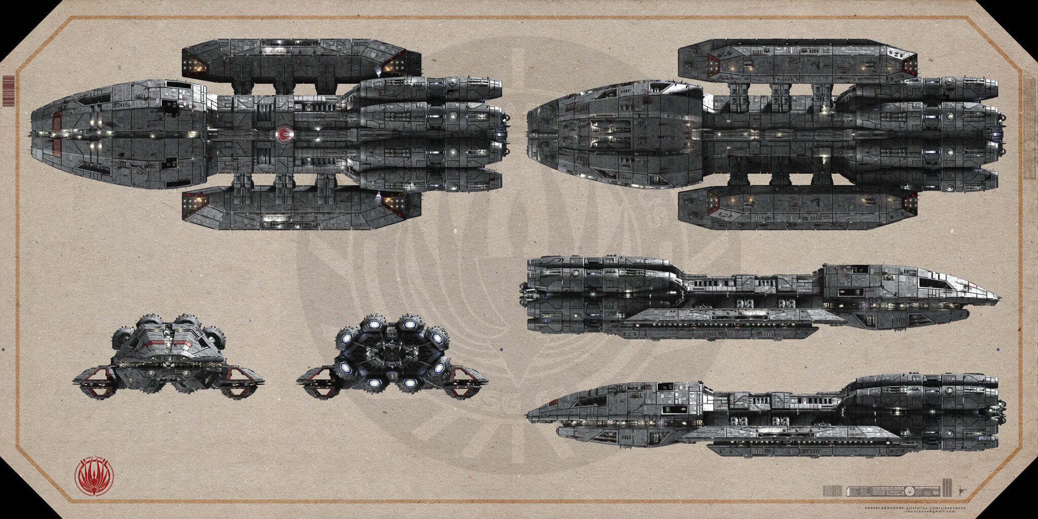 Mercury Class Stats – Battlestar Cronus BS-30
